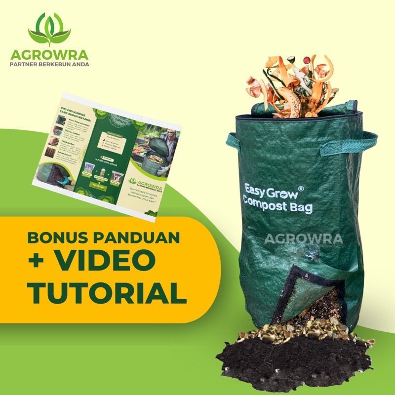Jual Compost Bag 80 & 200 Liter Easy Grow Alat Tas Pengomposan Rumah ...