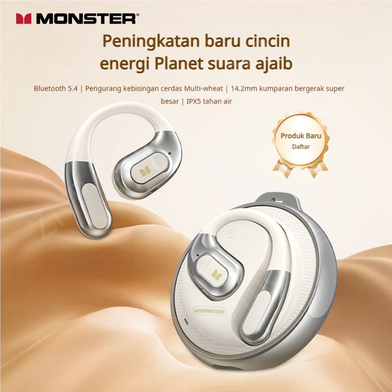 Jual Monster Open Ear AC330/MH22208 OWS Headset Bluetooth TWS Sport ...