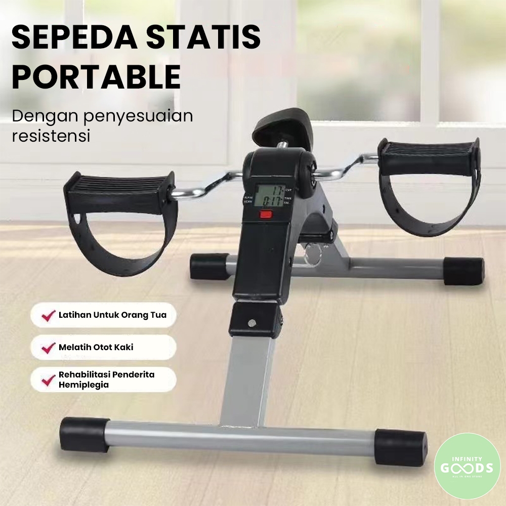 Jual INF Alat Fitness Sepeda Statis Terapi Portable Untuk Tangan Dan ...