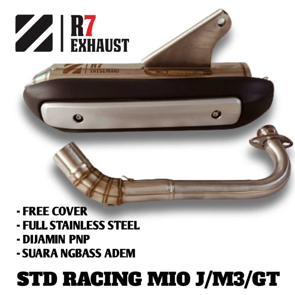 Jual Knalpot Standar Racing Premium Cover Mio J Mio M3 Mio GT Fino ...