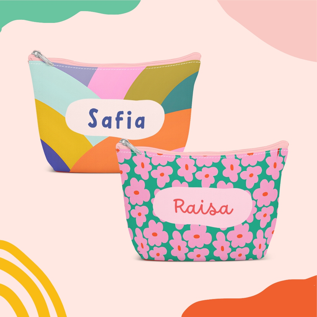 Jual Pouch Custom Nama untuk Kado & Souvenir / Gift – Bisa Cetak Nama ...