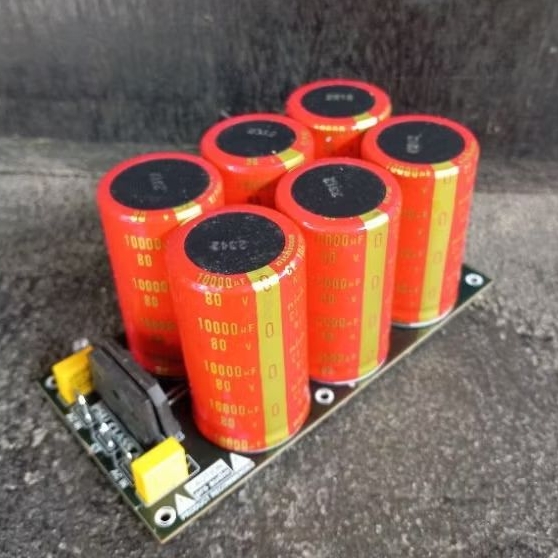 Jual Psu 6 elco Nichicon merah 80v 10000uf | Shopee Indonesia