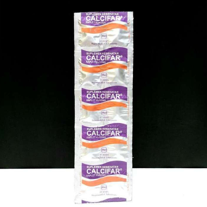 Jual Calcifar Strip 10's Tablet Ifars - Kalsium / Vitamin Tulang Dan ...