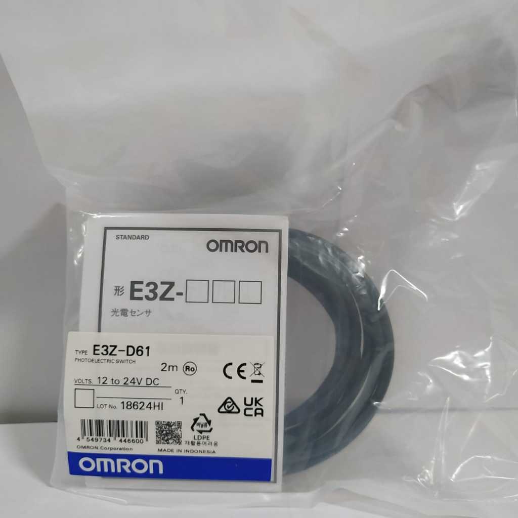 Jual PHOTOELECTRIC SWITCH E3Z-D61 2M OMRON | Shopee Indonesia