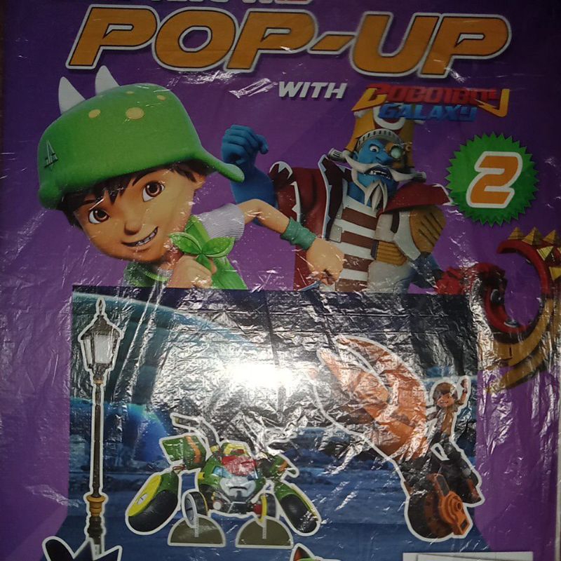 Jual BOBOIBOY GALAXY Crafting The POP-UP! Bonus Topeng + Lembar ...