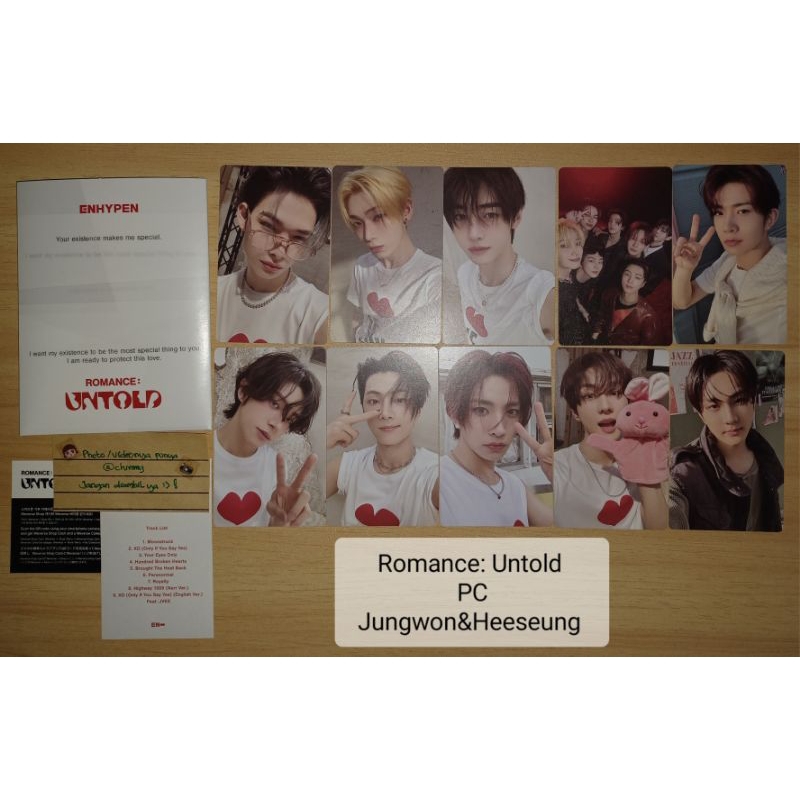 Jual [READY STOCK] UNSEALED OFFICIAL ALBUM ENHYPEN ROMANCE:UNTOLD ...