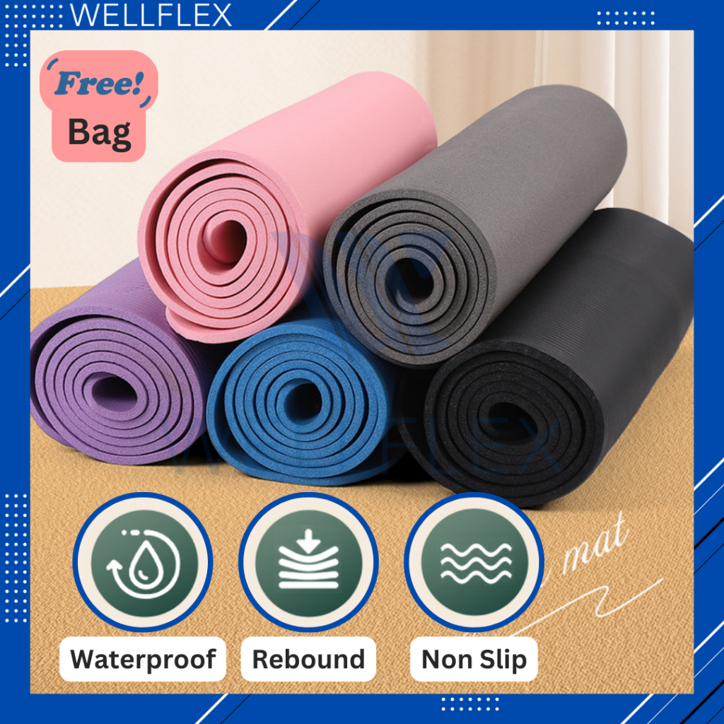 Jual Matras Yoga Non-Slip Lebar Tebal Ultra Panjang Yoga Mat Waterproof ...