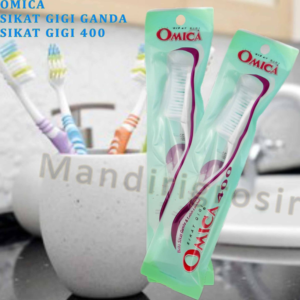 Jual Sikat Gigi Ganda * Omica * Sikat Gigi Omica 400 * 1pcs | Shopee ...