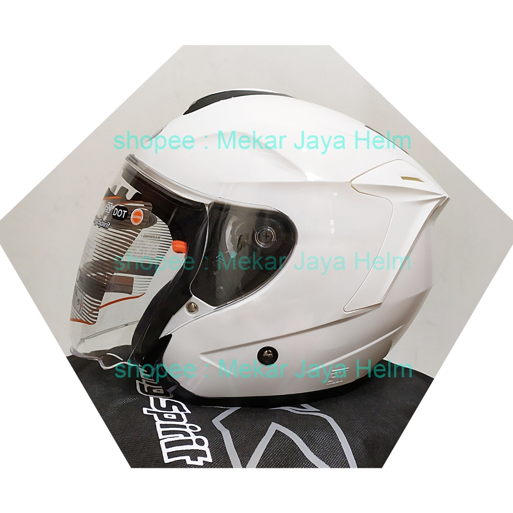 Jual Helm INK Dynamic WHITE - PUTIH METALIK | Shopee Indonesia