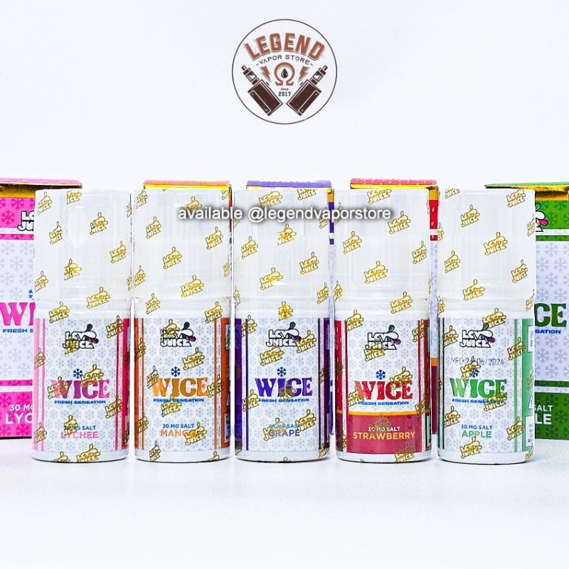 Jual SALT NIC - LIQUID LCV JUICE WICE Series 30ML 30MG AUTHENTIC | Shopee Indonesia