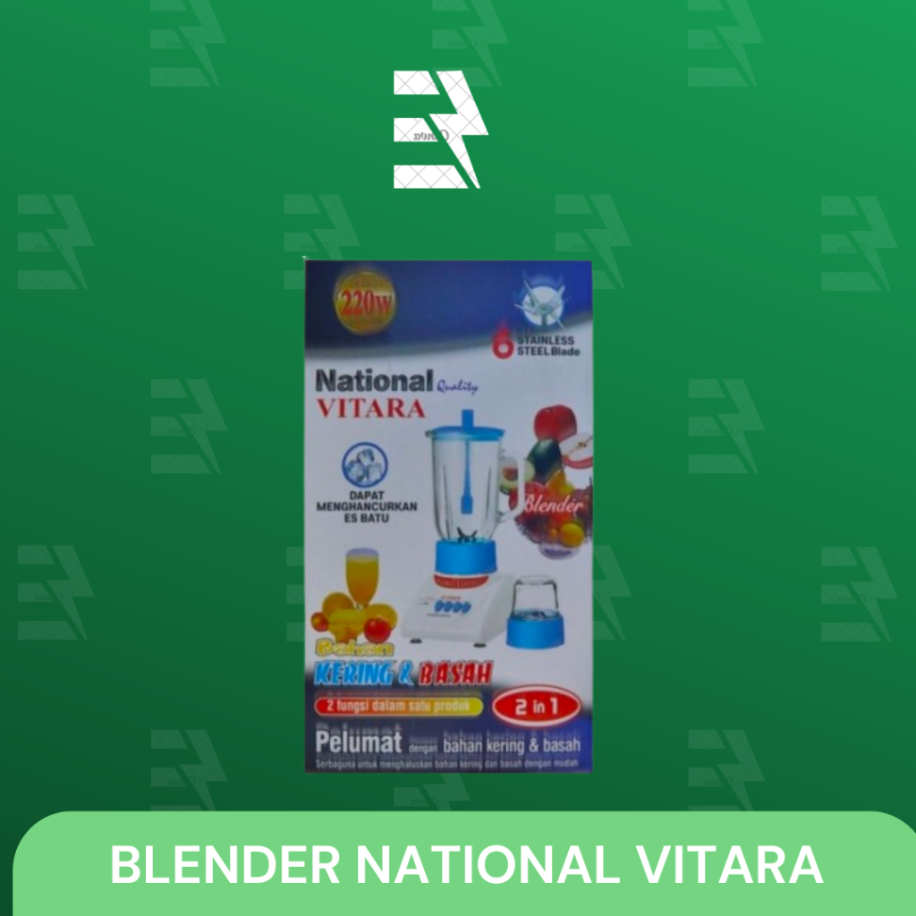 Jual BLENDER NATIONAL VITARA / BLENDER NATIONAL VITARA 2 in 1 KACA 6 ...