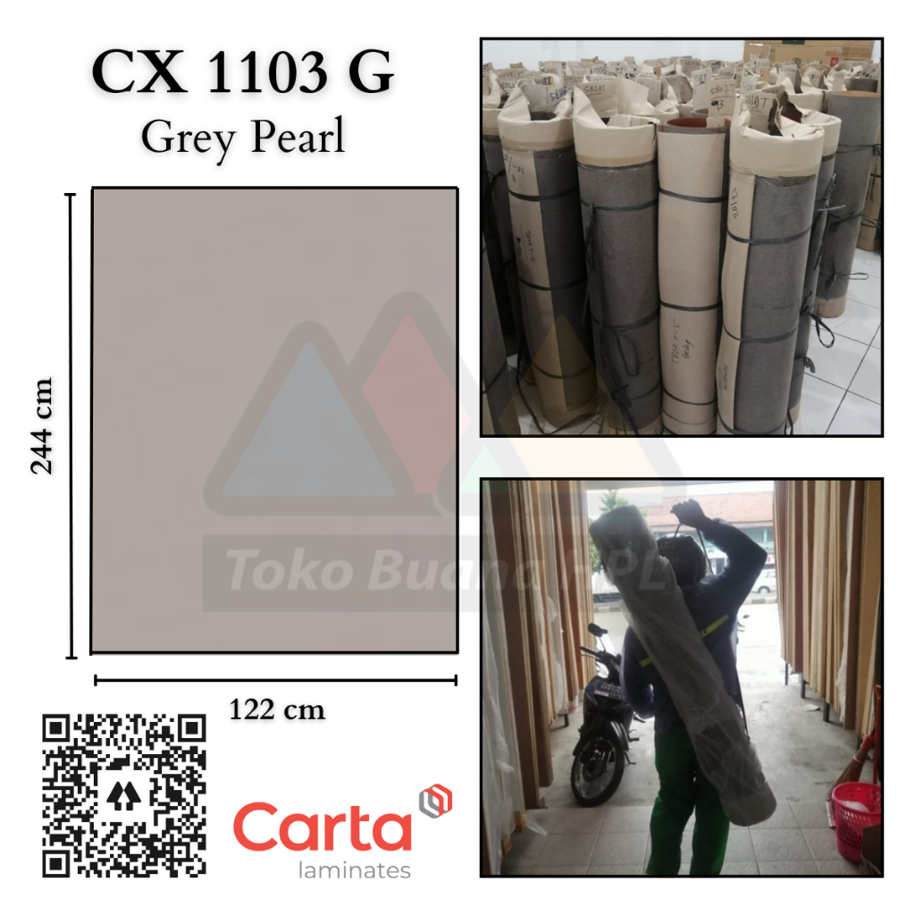 Jual CARTA HPL CX 1103 G GREY PEARL GOSEND BANDUNG | Shopee Indonesia
