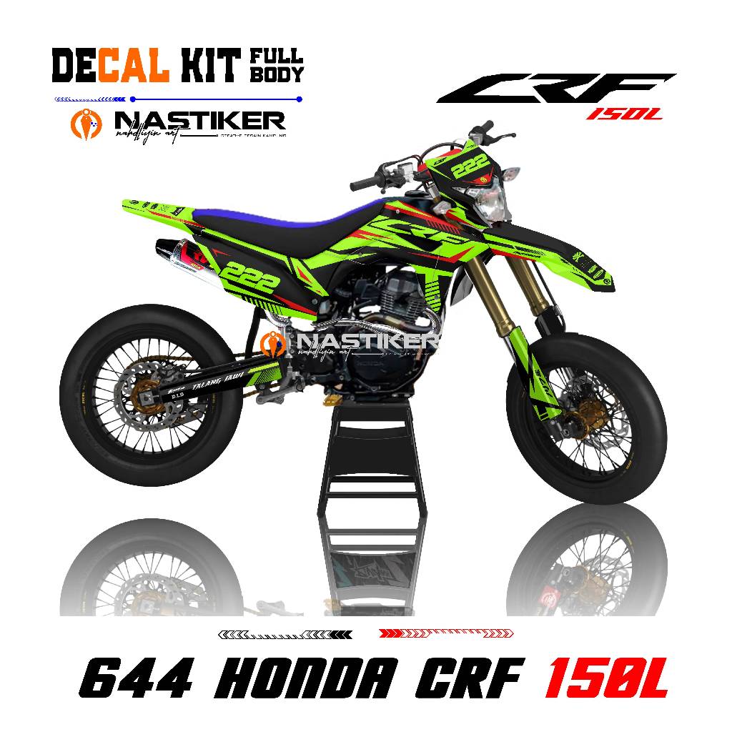 Jual Custom decal KIT crf stiker decal crf 150L full body free request ...