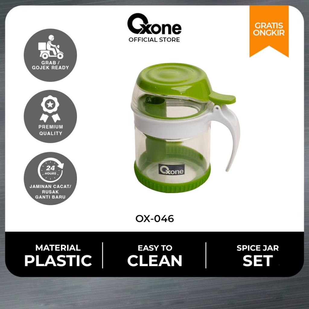 Jual Oxone OX046 Spice Jar Set Tempat Penyimpanan Bumbu Serbaguna ...