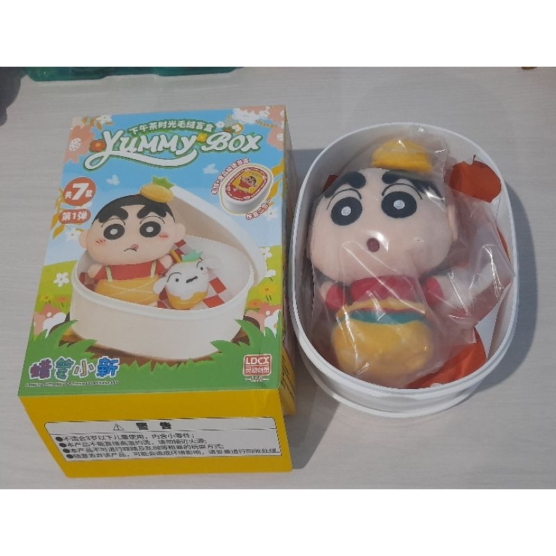 Jual blind box boneka plushie keychain shinchan yummy box | Shopee ...