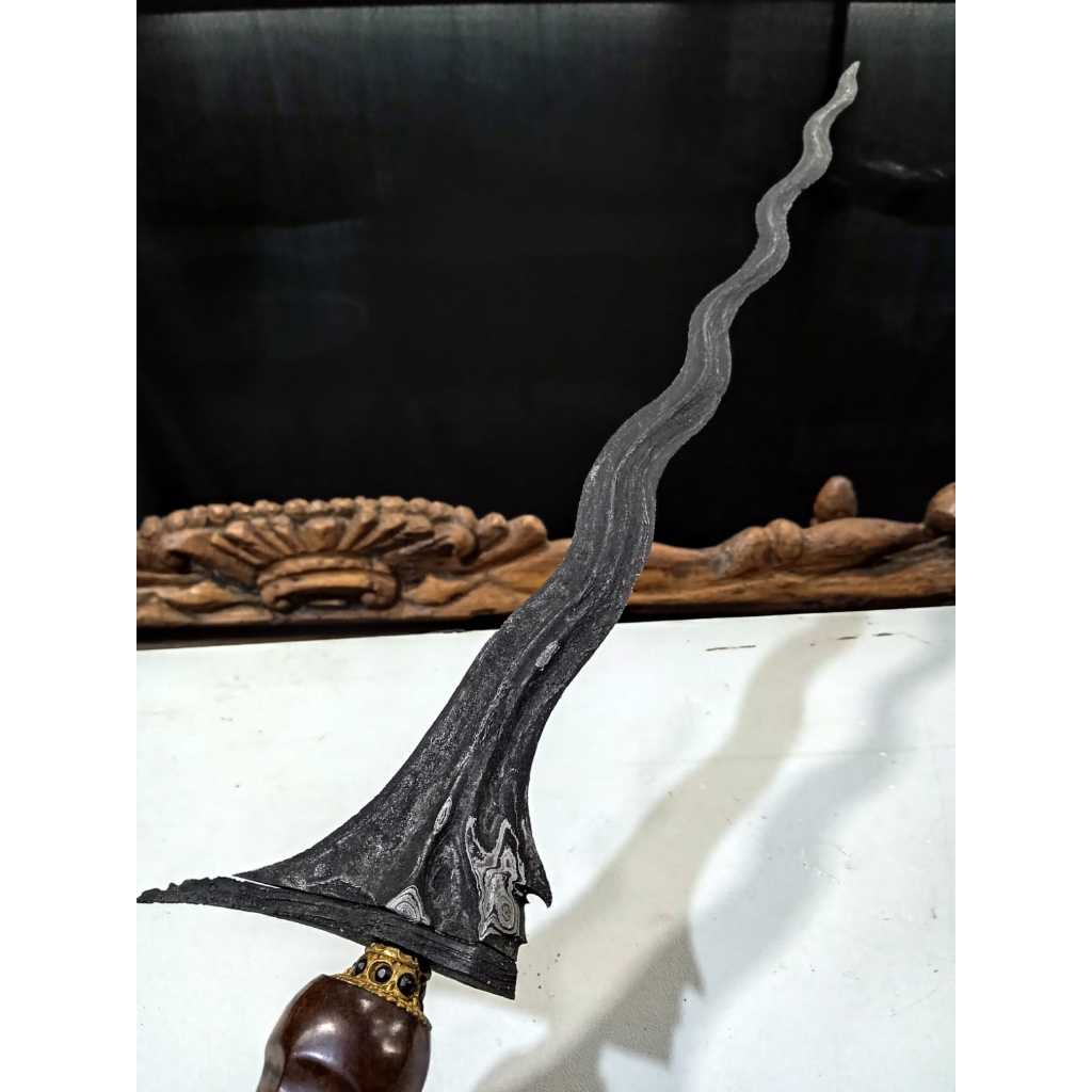 Jual Keris Sepuh Luk 11 Tangguh Majapahit Keris Santan | Shopee Indonesia
