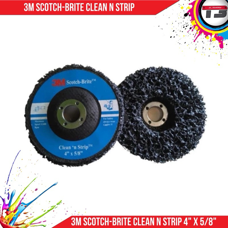 Jual 3M Scotch Brite Clean N Strip Disc 4 Inch X 5/8 Inch Mata Gerinda ...