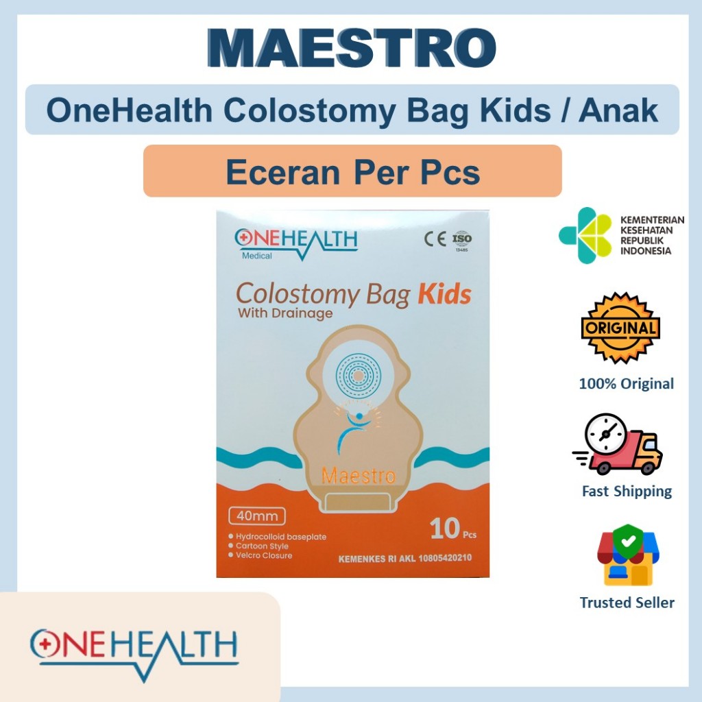 Jual Colostomy Bag Kids OneHealth Kantong Kolostomi Anak Ostomy Stoma ...