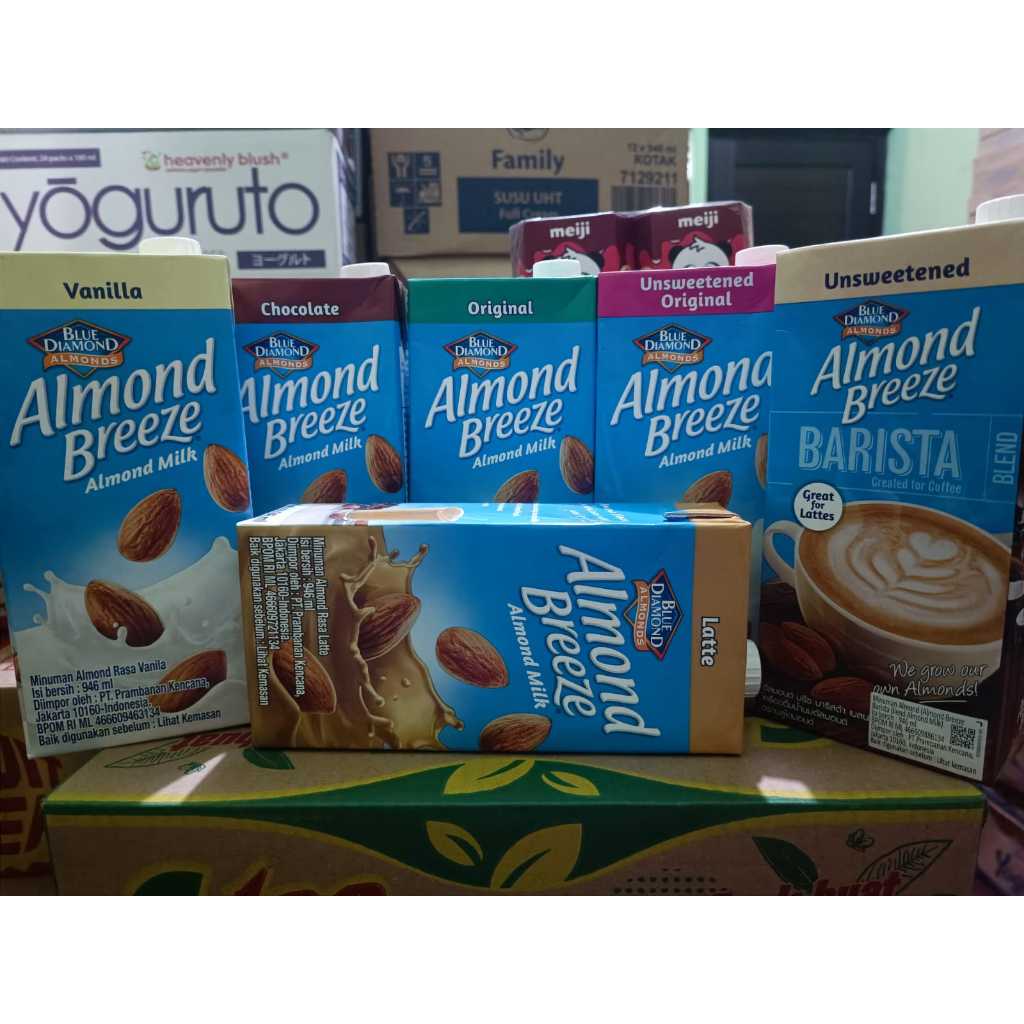 Jual Blue Diamond Almond Breeze Almond Milk 946 ml (Satuan) | Shopee Indonesia