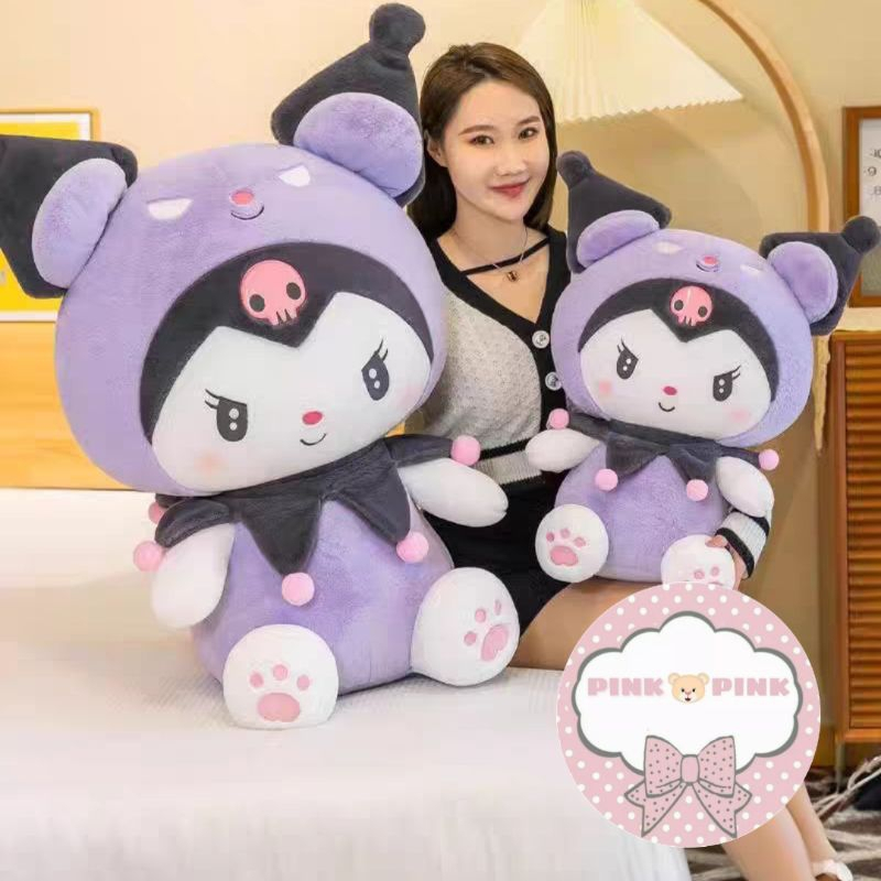 Jual Boneka Kuromi 35 cm Karakter Kartun Sanrio Bahan Halus Lembut ...