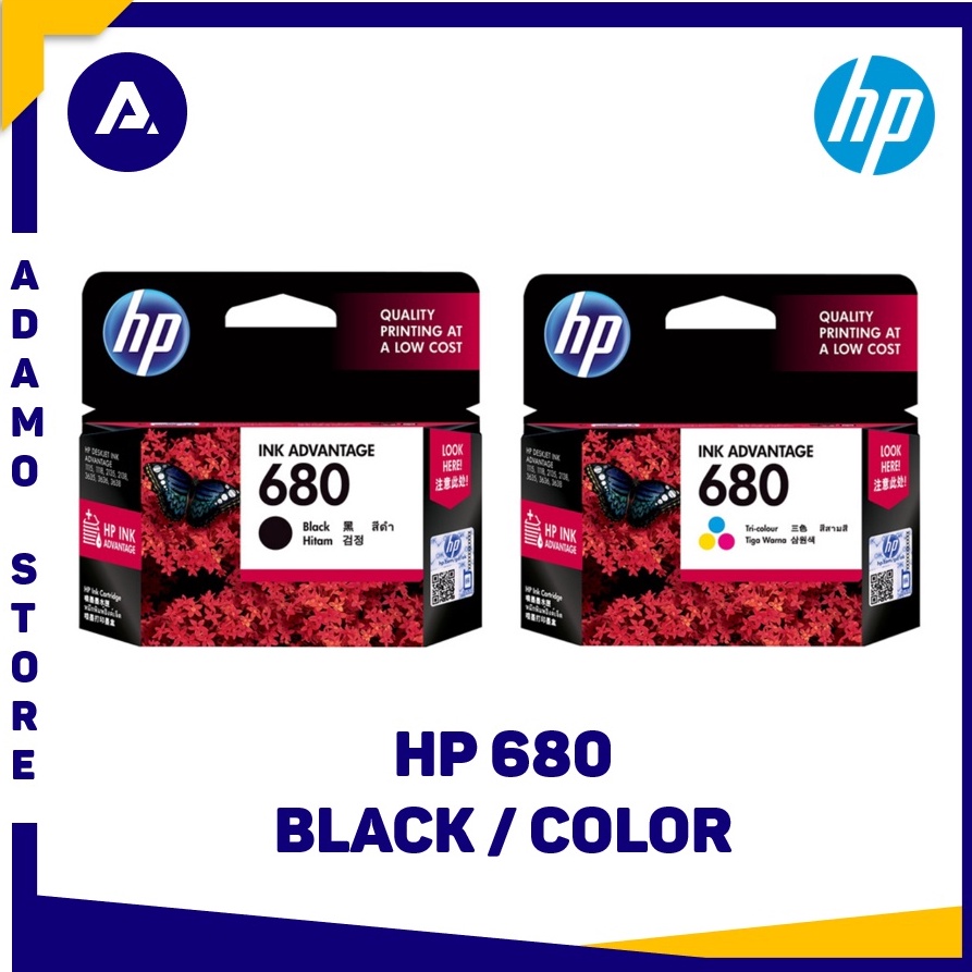 Jual KODE J87D Tinta HP 68 Original Ink Cartridge Black Color | Shopee ...