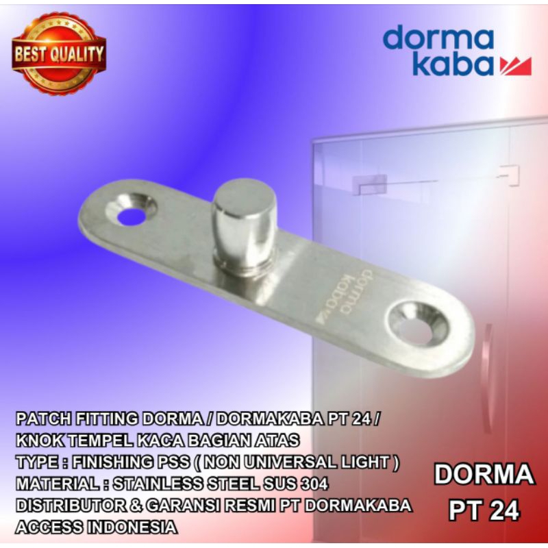 Jual Patch Fitting Glass Dorma/DormaKaba/Dorma Kaba PT10 PT20 US10+Cylinder 60mm | Shopee Indonesia
