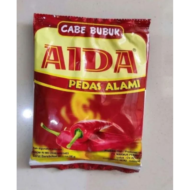 Jual Aida Bubuk Cabe 25gr renceng (10pcs) | Shopee Indonesia