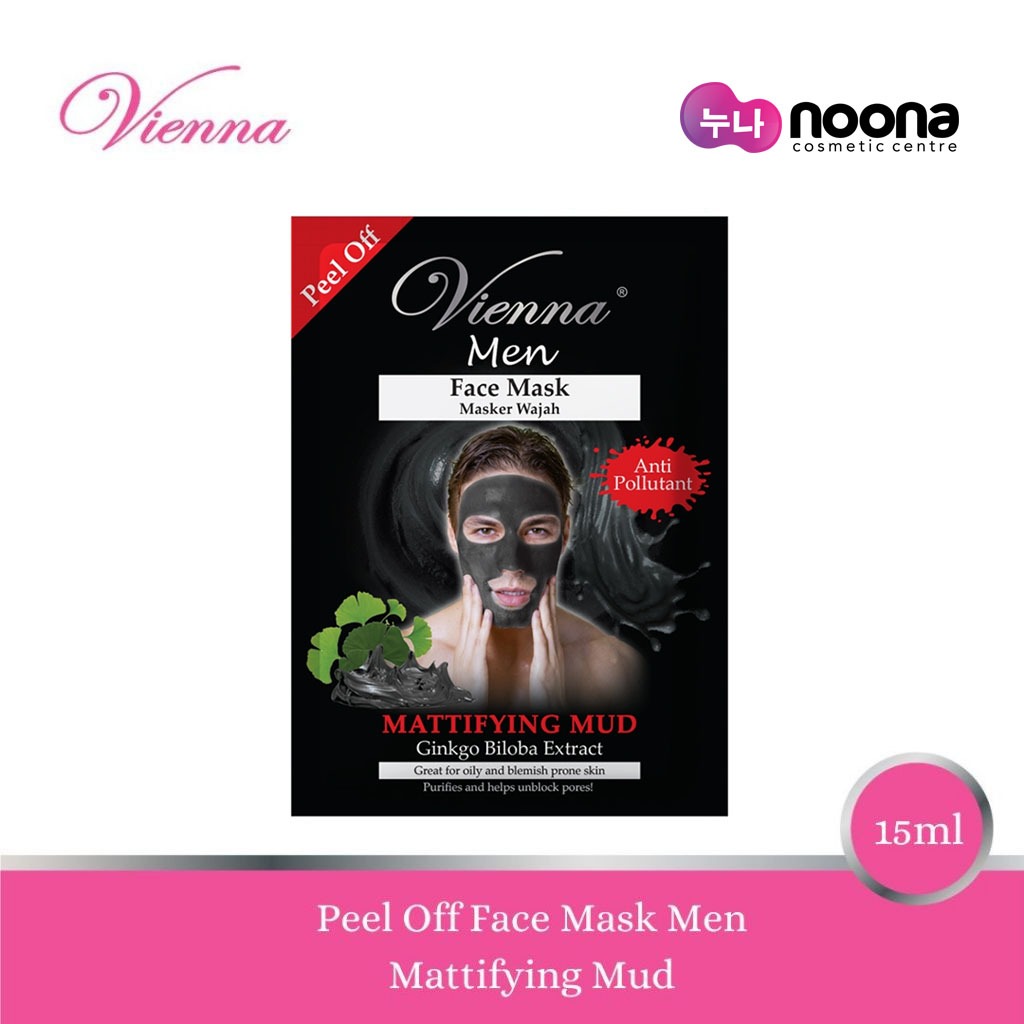 Jual VIENNA MEN FACE MASK MATFYING MUD - 15 ML ( EXP MAR 2025) | Shopee ...