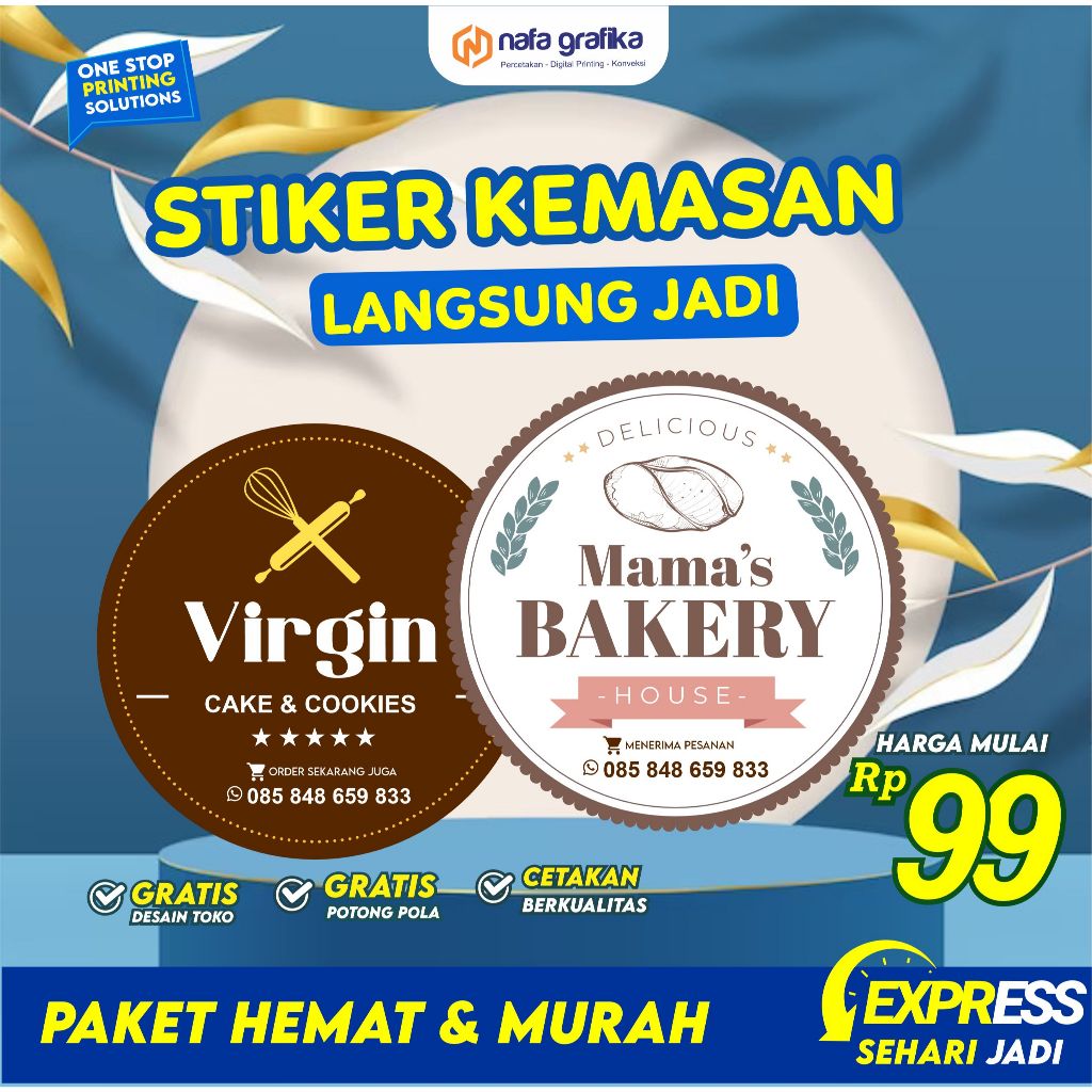 Jual GROSIR STIKER STICKER SETIKER LABEL MAKANAN MINUMAN CUSTOM SUDAH ...