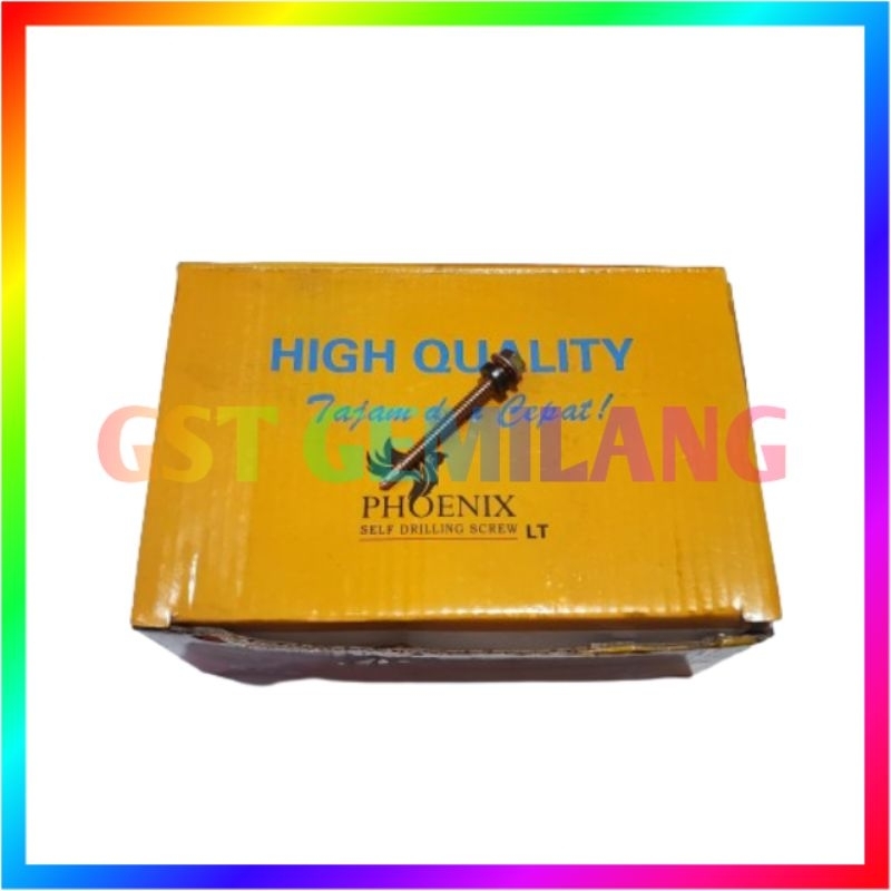 Jual BAUT SENG SDS 12 X 50 ISI 300 PHOENIX SELF DRILLING SCREWS ...