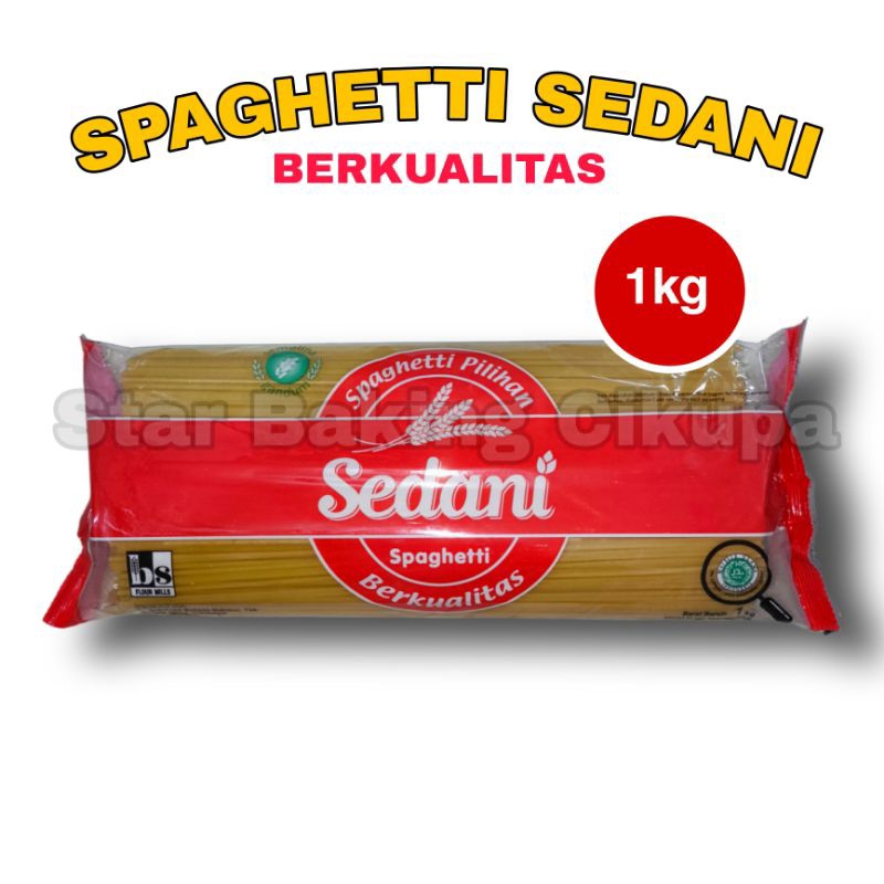 Jual PASTA SEDANI SPAGHETTI 1KG Halal Lezat | Shopee Indonesia