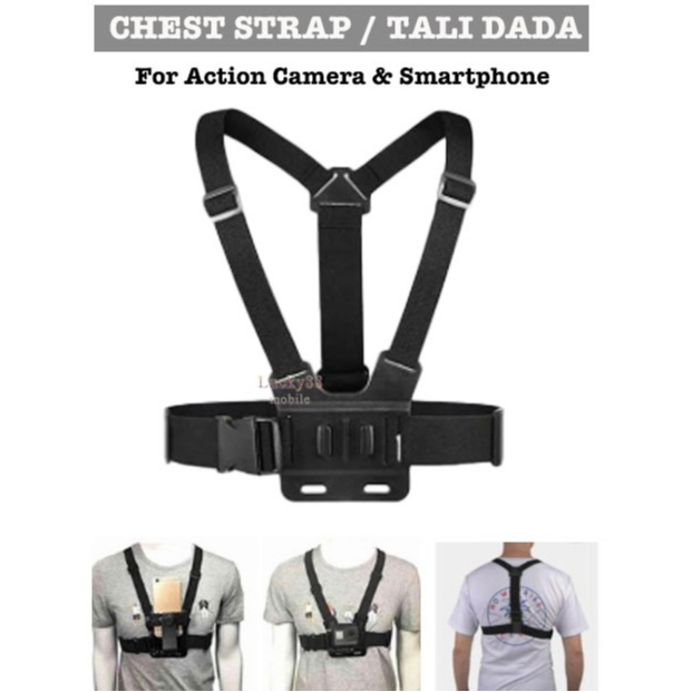 Jual Chest Strap Tali Dada Handphone & Mount Stand Camera Action ...