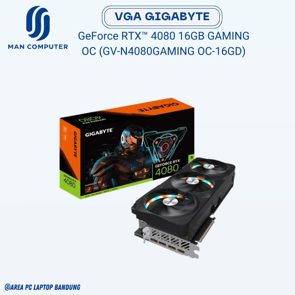 Jual Gigabyte VGA GeForce RTX™ 4080 16GB GAMING OC (GV-N4080GAMING OC ...
