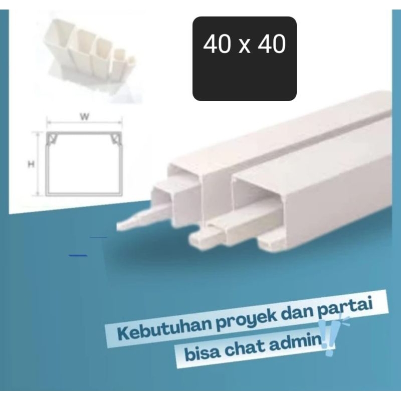 Jual Kabel Duck Kabel Dak Tray 40 x 40 50x50 60x60 75x75 100x100 ...