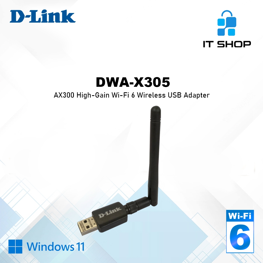 Jual D-Link DWA X305 AX300 High-Gain Wi-Fi 6 USB Adapter | Shopee Indonesia