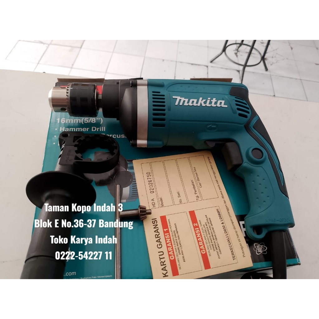 Jual Makita HP1630 HP 1630 Mesin Bor Tangan Beton Tembok 2 Arah Bolak BALIK Kayu Besi 13mm ...