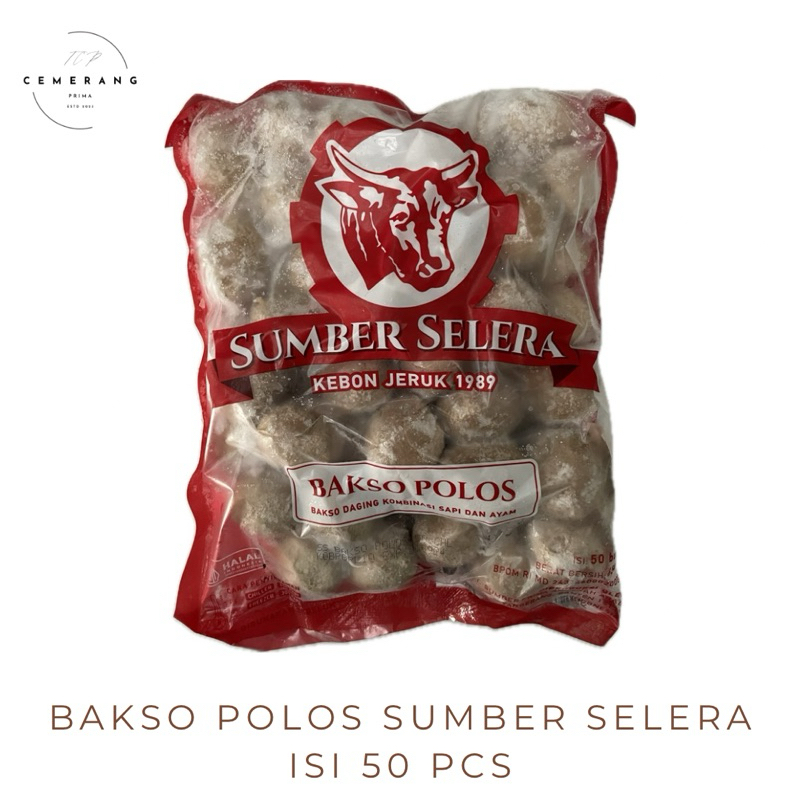 Jual Bakso Polos Sumber Selera / Kebon Jeruk Isi 50Pcs | Shopee Indonesia
