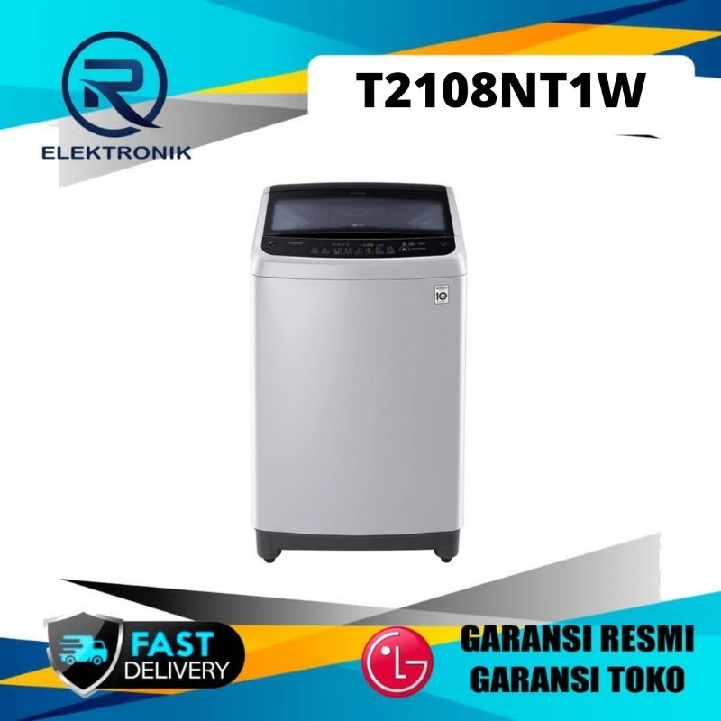 Jual LG T2108NT1W MESIN CUCI TOP LOADING 1 TABUNG 8 KG T2108NT1W ...