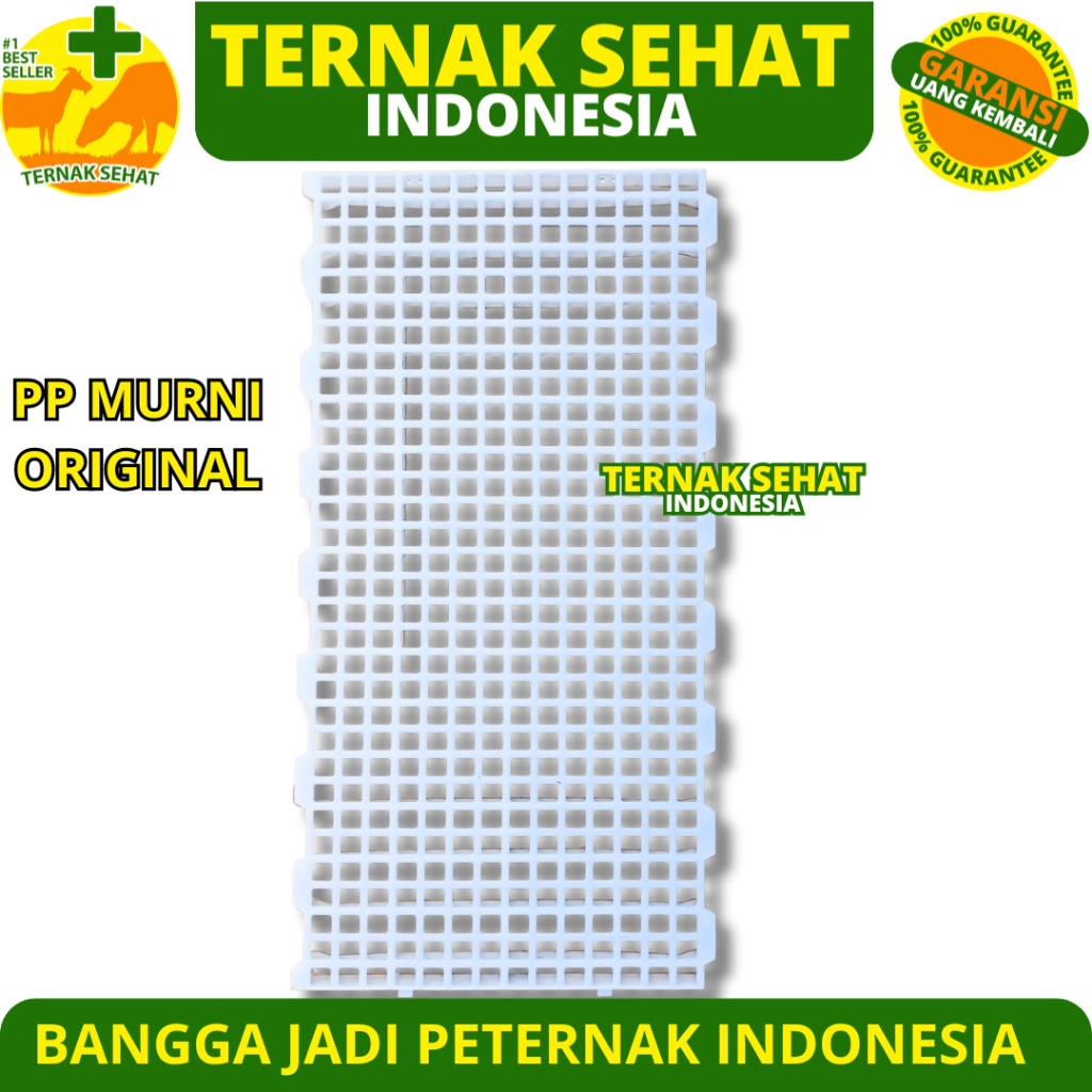 Jual SLAT KANDANG PLASTIK PUTIH PP ORIGINAL ukuran (50 X 100) 1 PCS - Alas Kandang Lantai ...