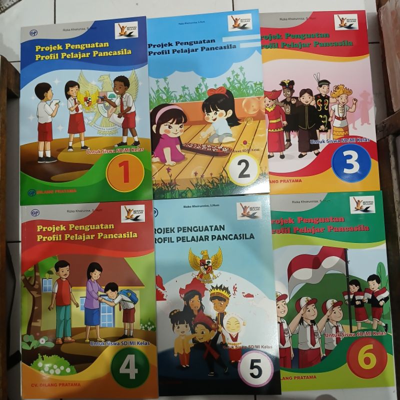 Jual Buku Cetak P5 Projek Penguatan Profil Pelajar Pancasila SD/MI KELAS 1-6 (Kurikulum Merdeka ...