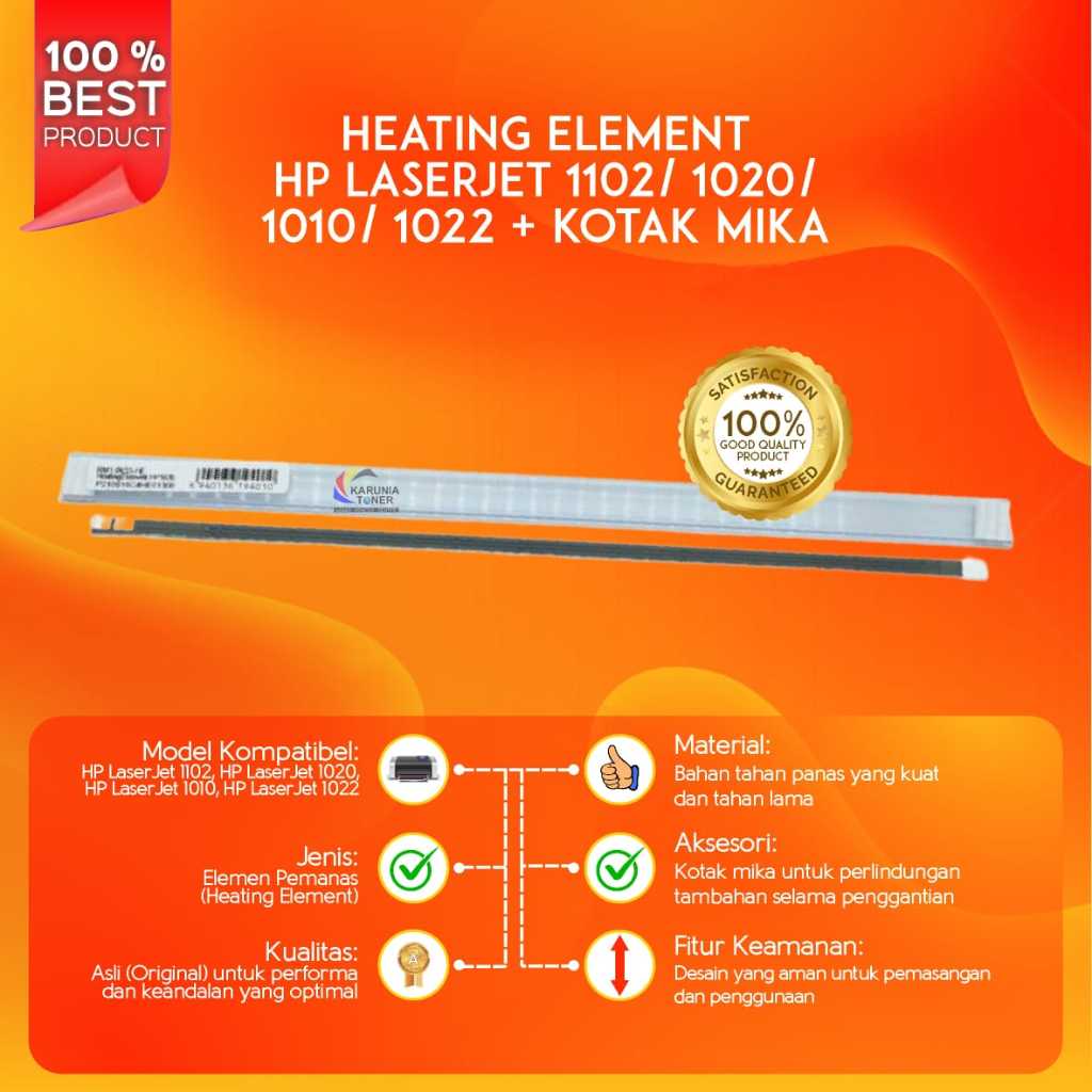 Jual Heating Element / Pemanas Printer / Heater Canon LBP6000 LBP 6000 ...