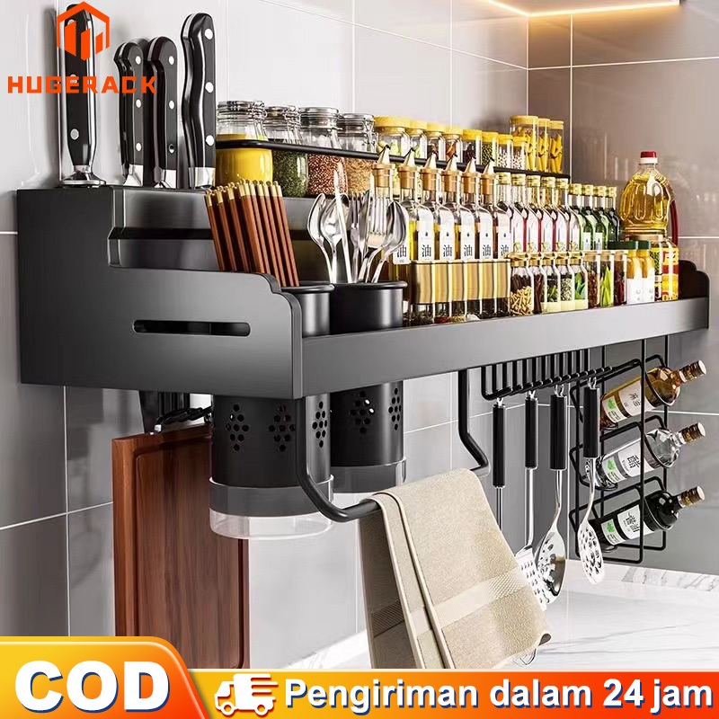 Jual Rak Dapur stainless steel Rak Bumbu Dapur Rak Sendok Garpu Rak ...