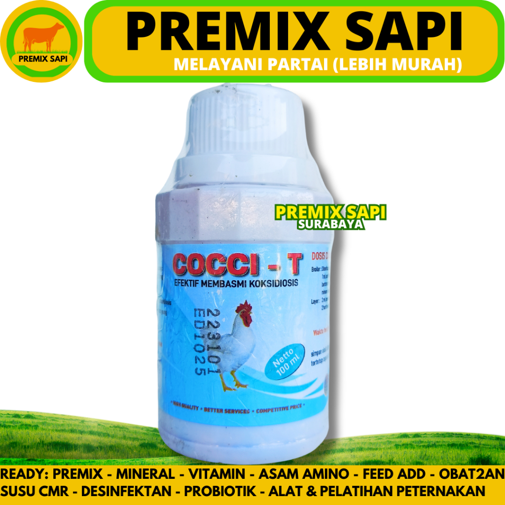 Jual COCCI-T 100ML M2P - Obat Koksi Berak Darah Pada Unggas Ayam ...