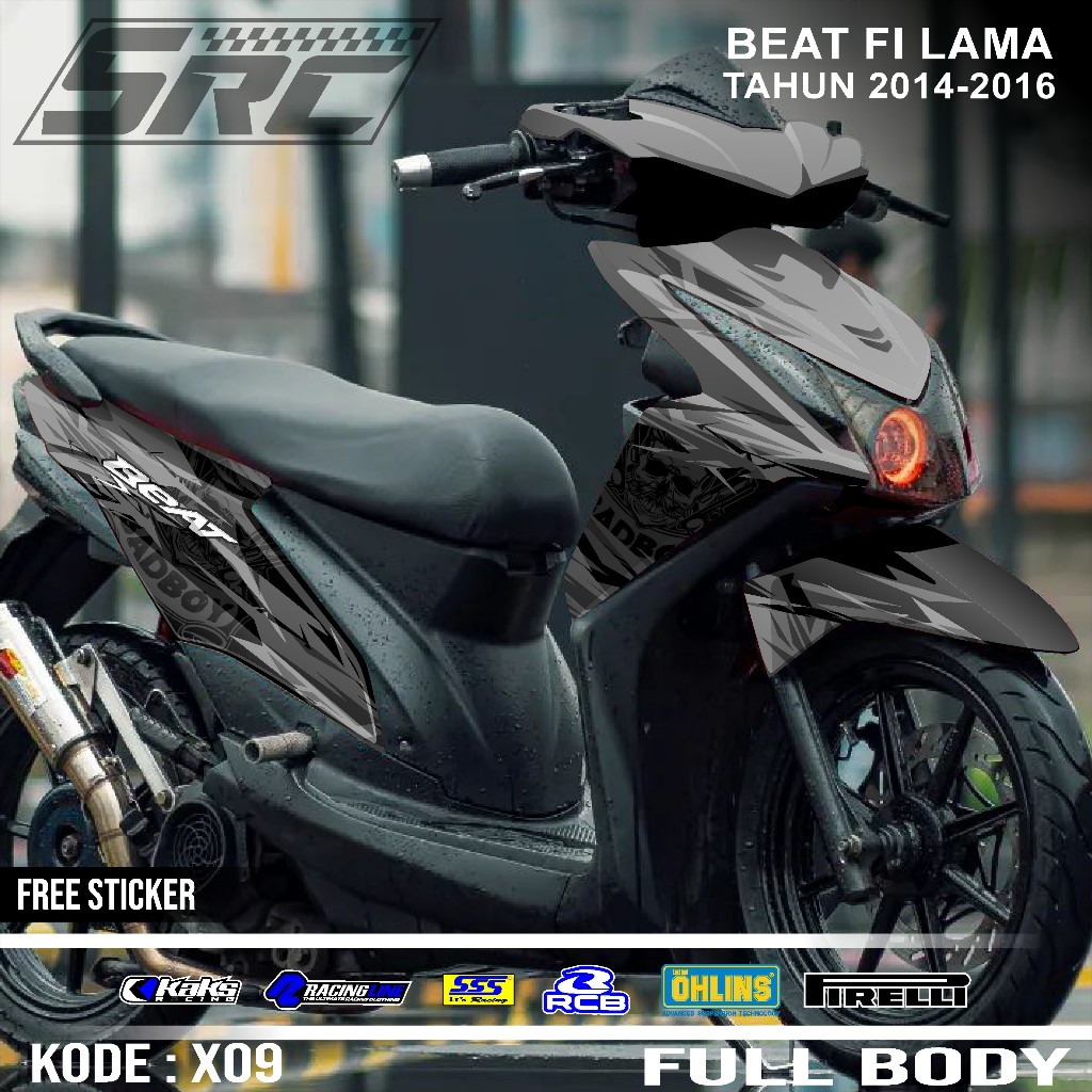 Jual COD Decal Sticker Full Body Honda Beat fi Old Lama 2013 2014 2015 ...