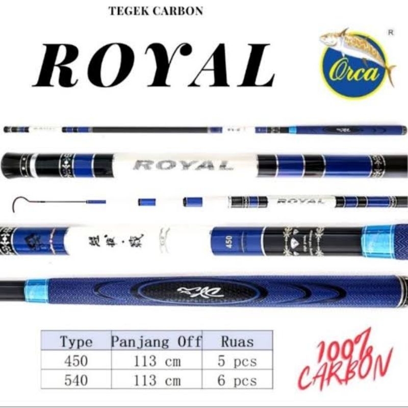 Jual TEGEK ORCA ROYAL 450 TEGEK BANDENG TEGEK KAKU RUAS PANJANG TEGEK ...