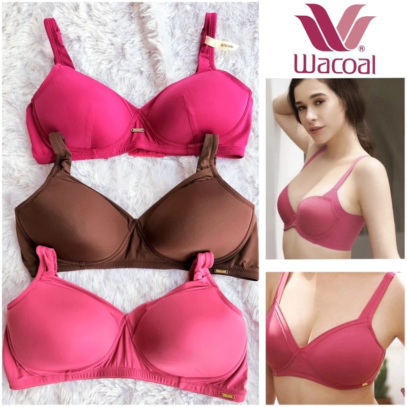 Jual WACOAL BASIC BRA TANPA KAWAT BUSA TIPIS FULL CUP IB 5074 R1 WIRELESS BH WANITA NON WIRE ...