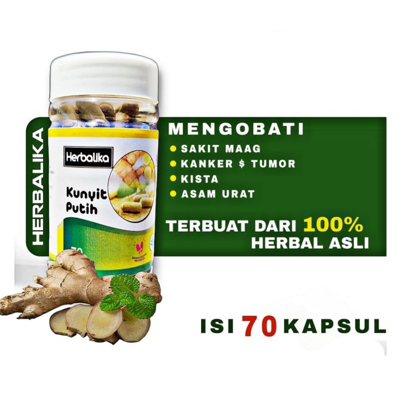 Jual HERBALIKA- Kunyit putih-(Anti kanker, tumor, kista dll) | Shopee ...