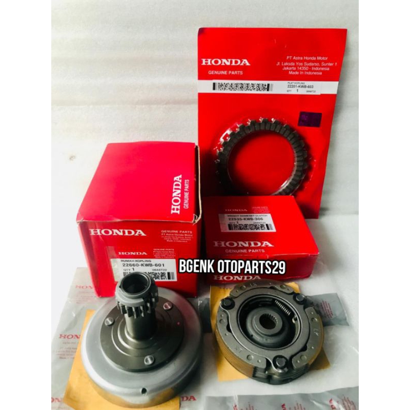 Jual PAKET LONCENG+GANDA ASSY+PLAT KOPLING KWB HONDA REVO ABSOLUTE BLADE 110 KARBU REVO FIT ...