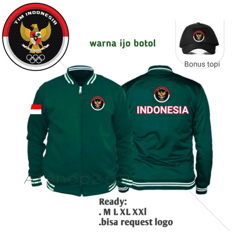 Jual varsity Basebbal timnas indonesia + bonus topi jaring | Shopee ...