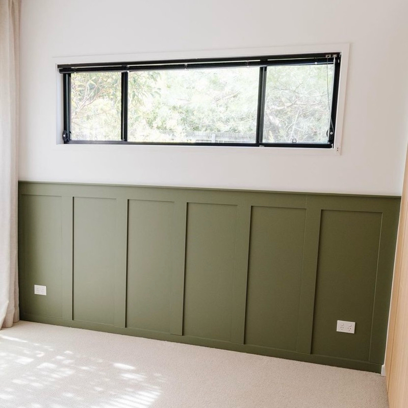 Jual 10x100cm dan 10x122 Tebal 9mm HMR Hijau Wall Batten | Shopee Indonesia